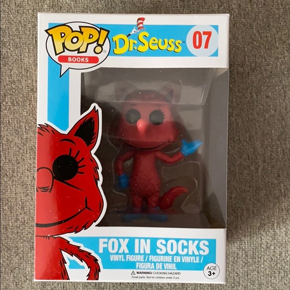 Funko | Other | Dr Seuss Fox In Socks Funko Pop | Poshmark
